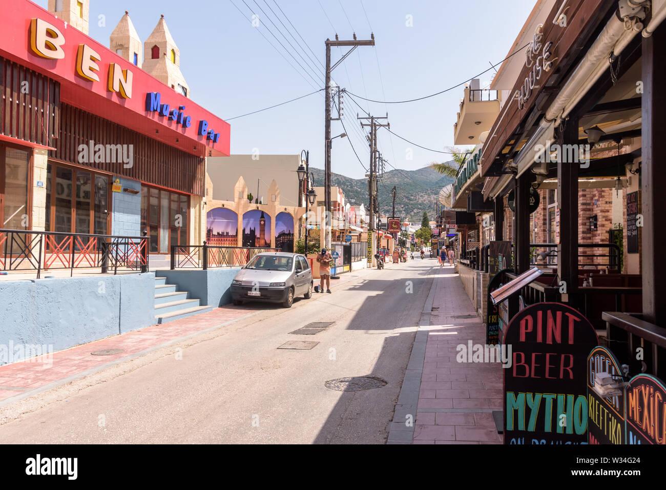 Malia crete hi-res stock photography and images - Alamy