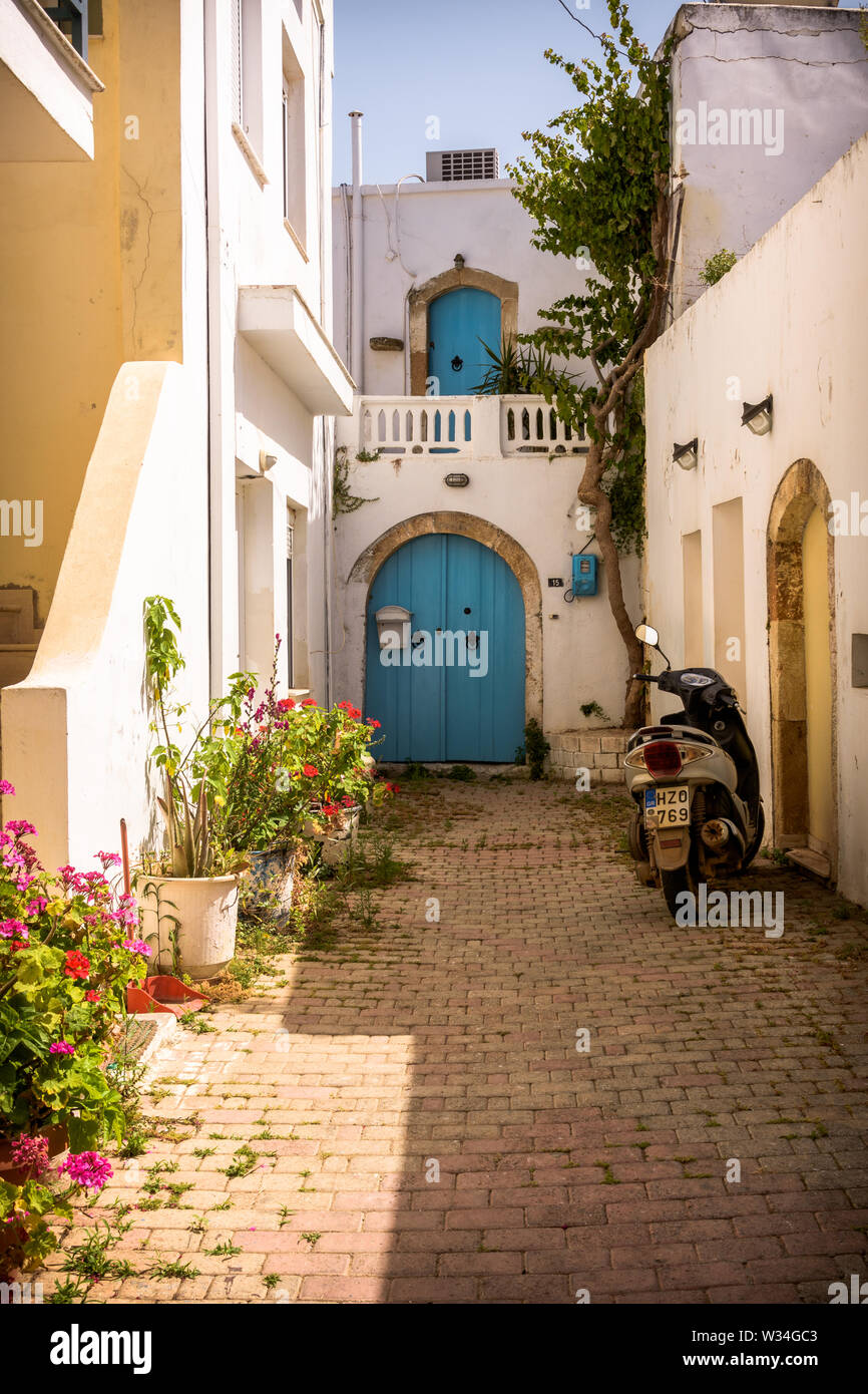 Malia old town hi-res stock photography and images - Alamy