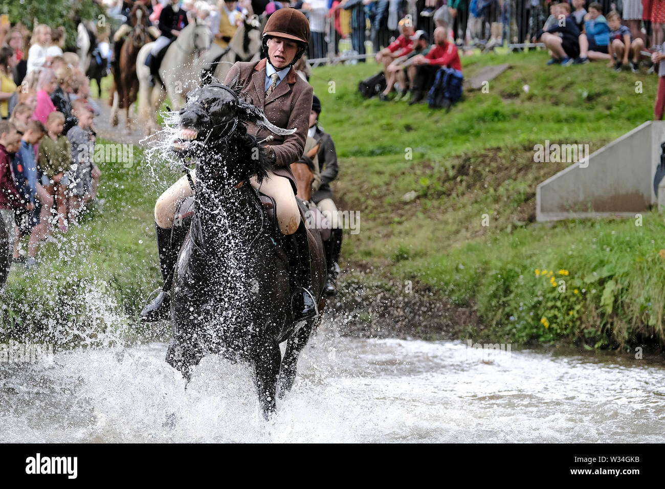 Jedburgh, SCOTLAND - July 12: Jethart CallantÕs Festival - Festival Day ...