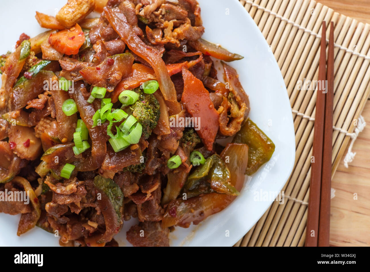 Beef With Mixed Vegetables Chinese