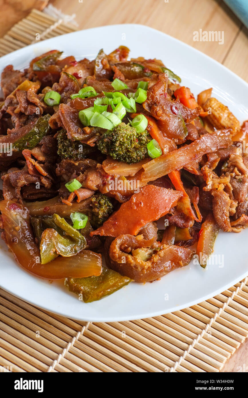 Beef With Mixed Vegetables Chinese