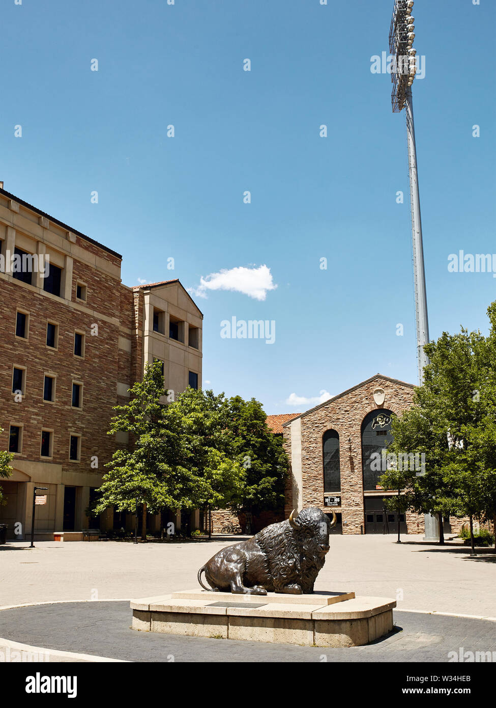 Boulder, Colorado - July 11th, 2019: Exterior of Folsom Stadium, home ...