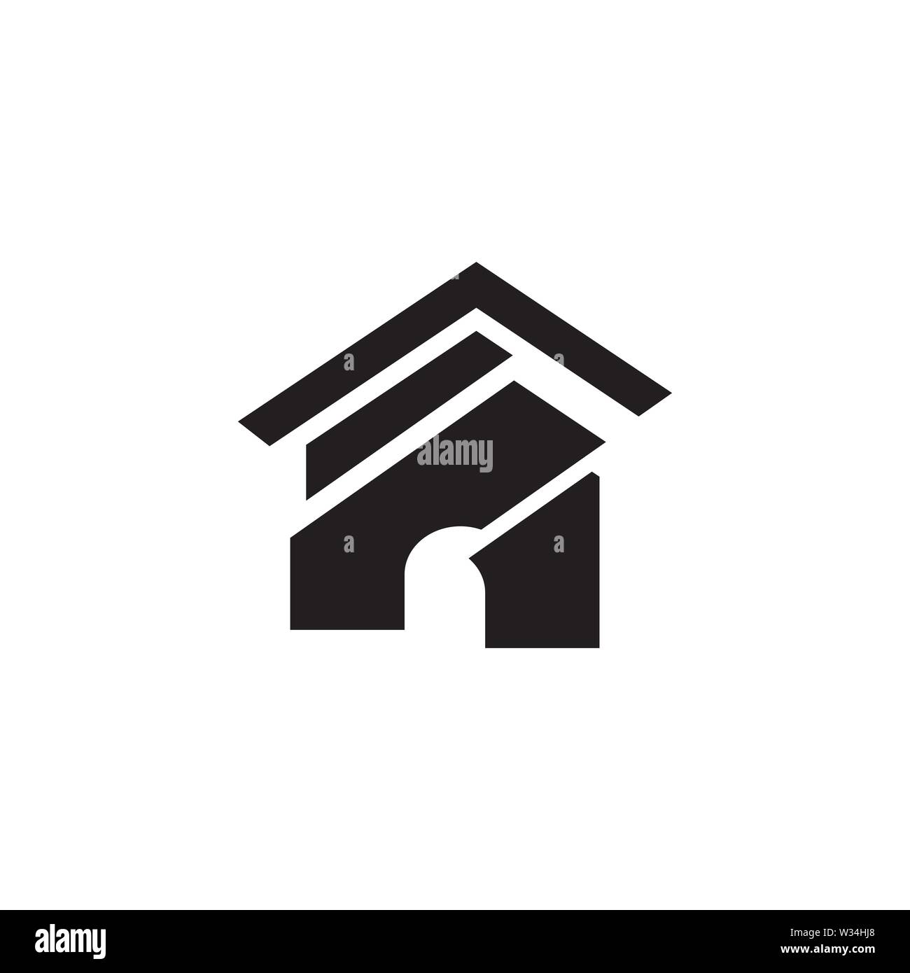 Broken house Stock Vector Images - Alamy