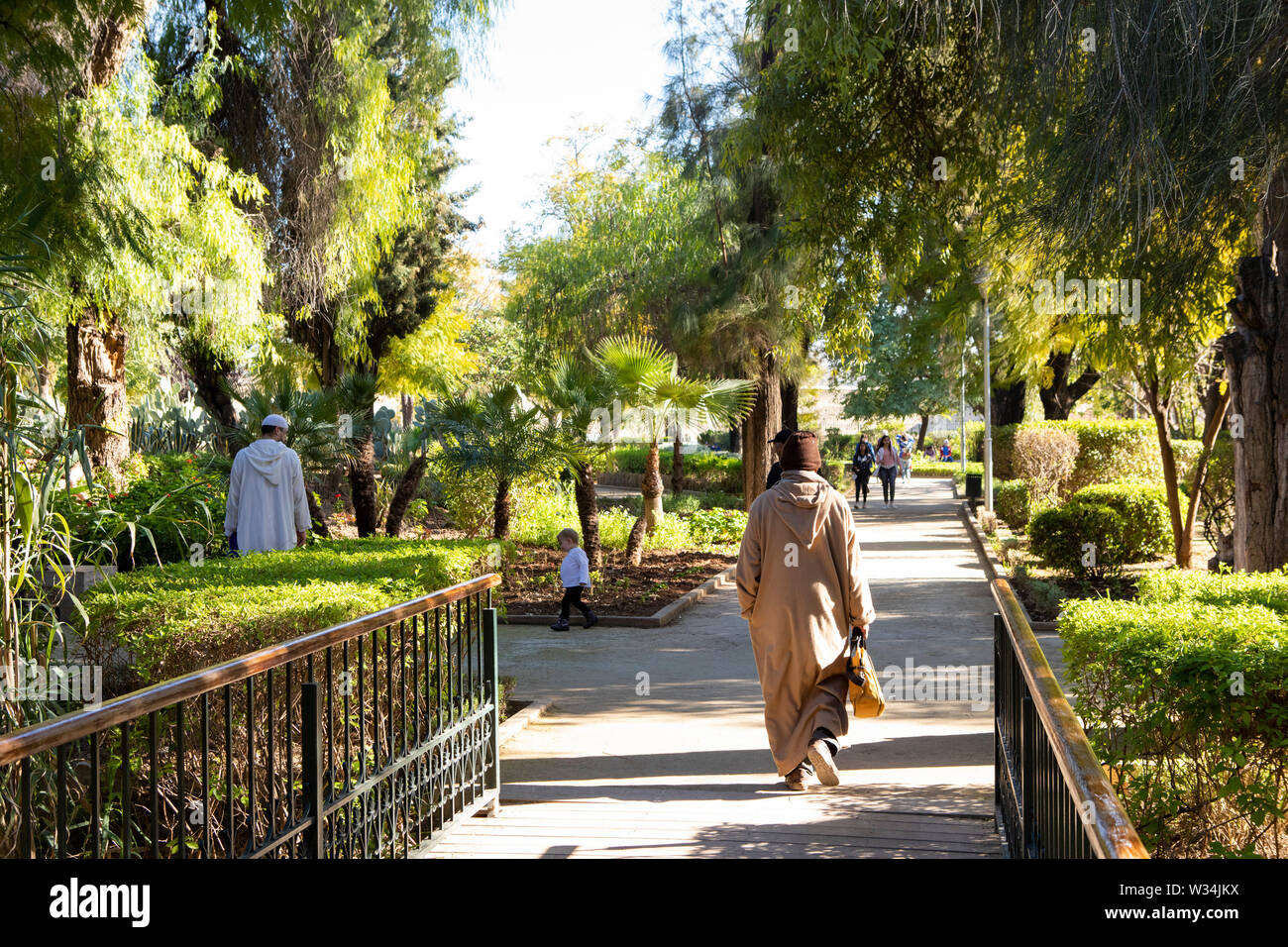 Morocco, Fez: Jnan Sbil Garden Stock Photo - Alamy