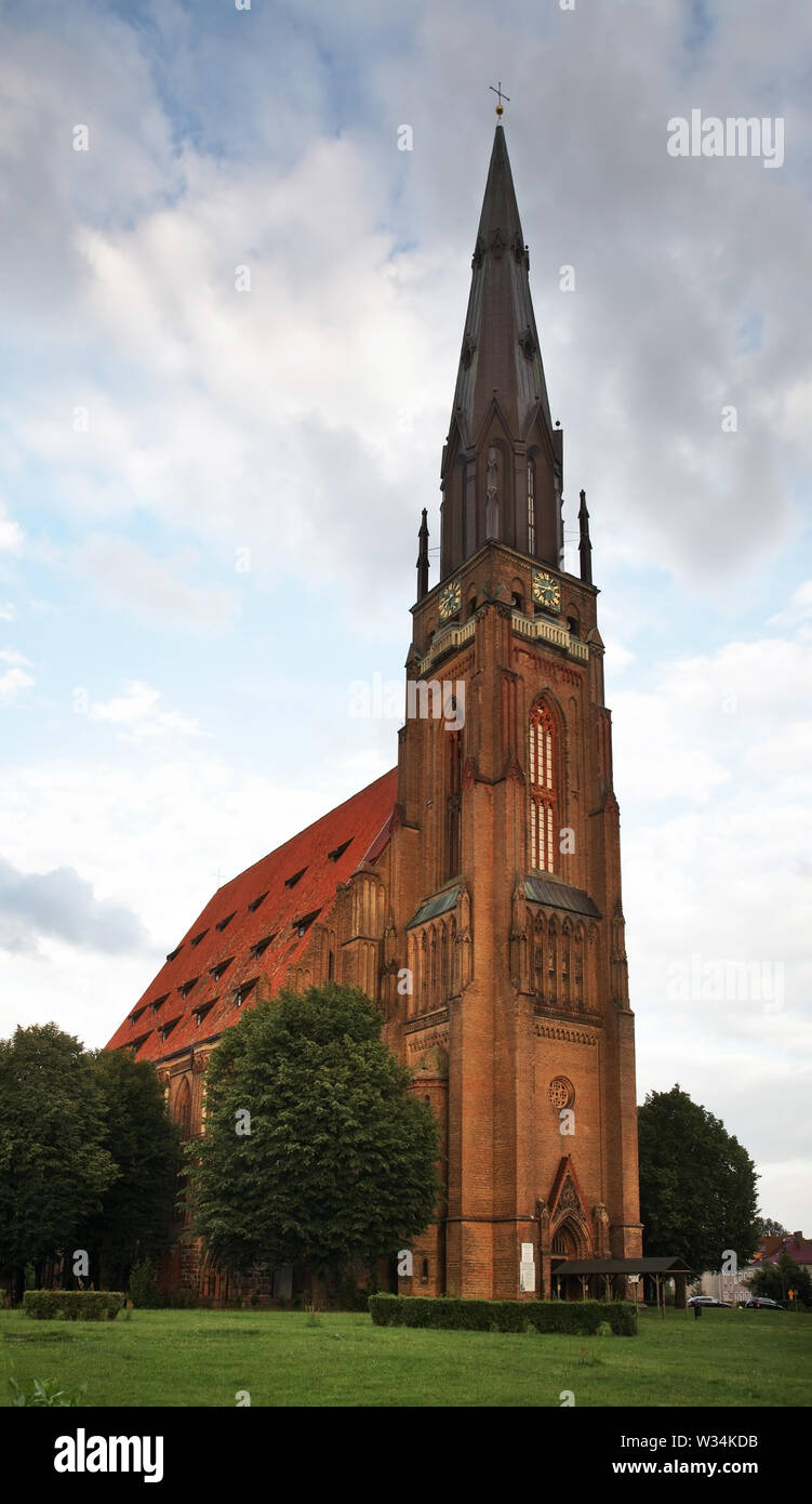 Church of St. Mary in (Marienkirche) in Chojna. Poland Stock Photo - Alamy