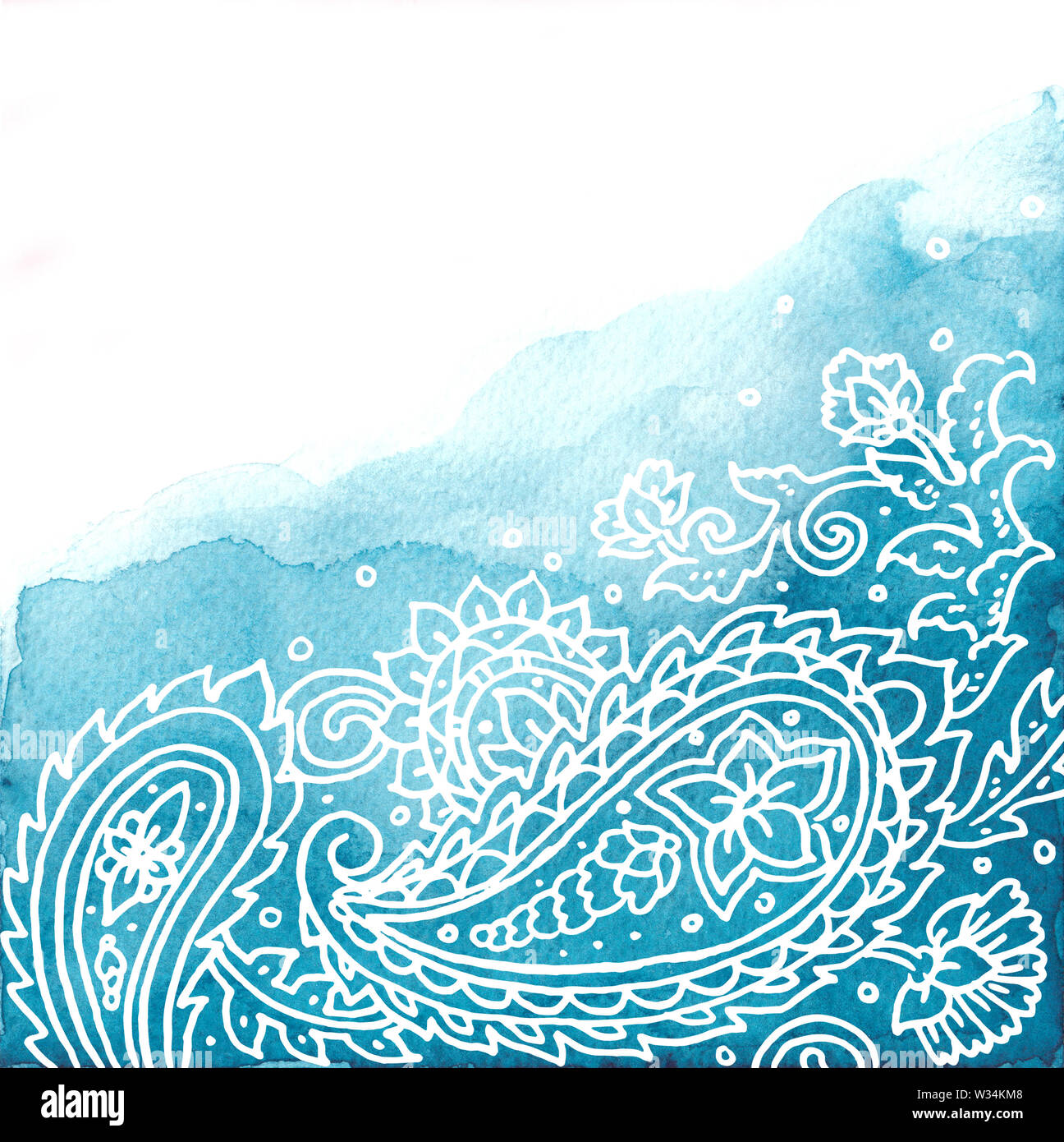 Indian Watercolor Art High Resolution Stock Photography and Images - Alamy