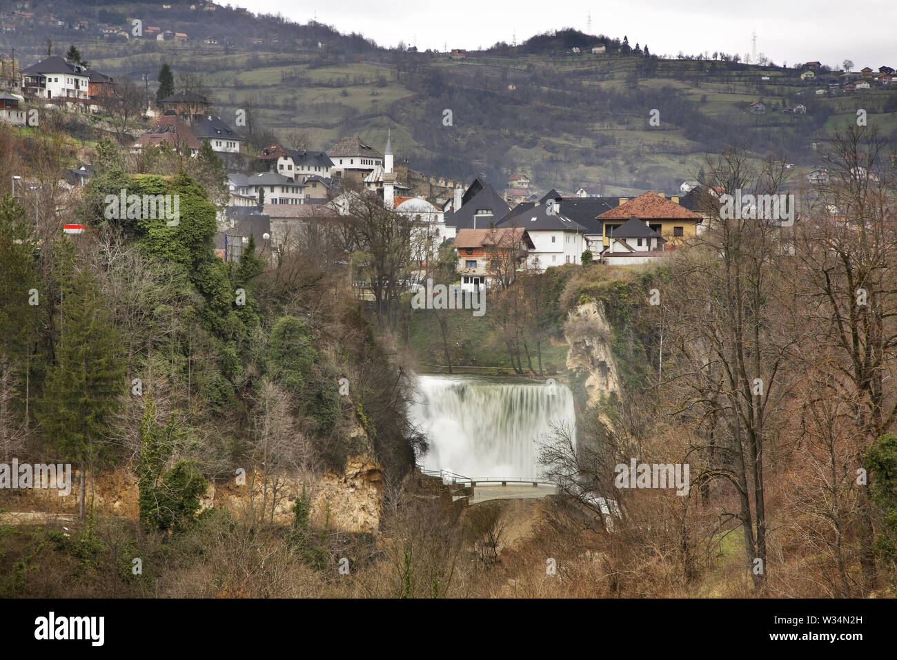 Panorama view jajce town hi-res stock photography and images - Alamy