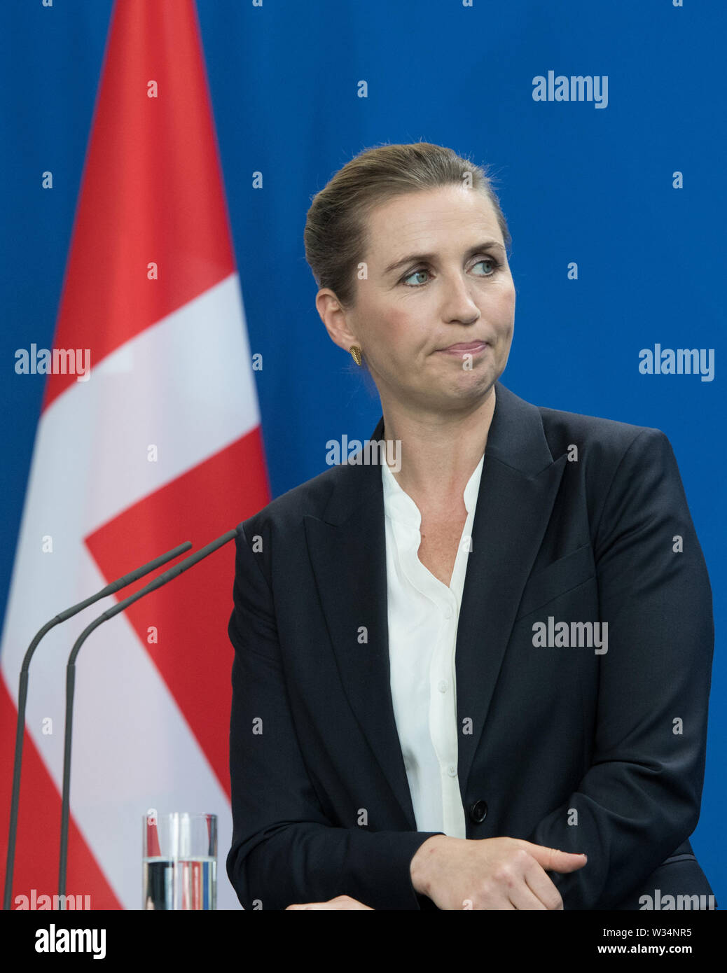 Mette frederiksen flag hi-res stock photography and images - Alamy