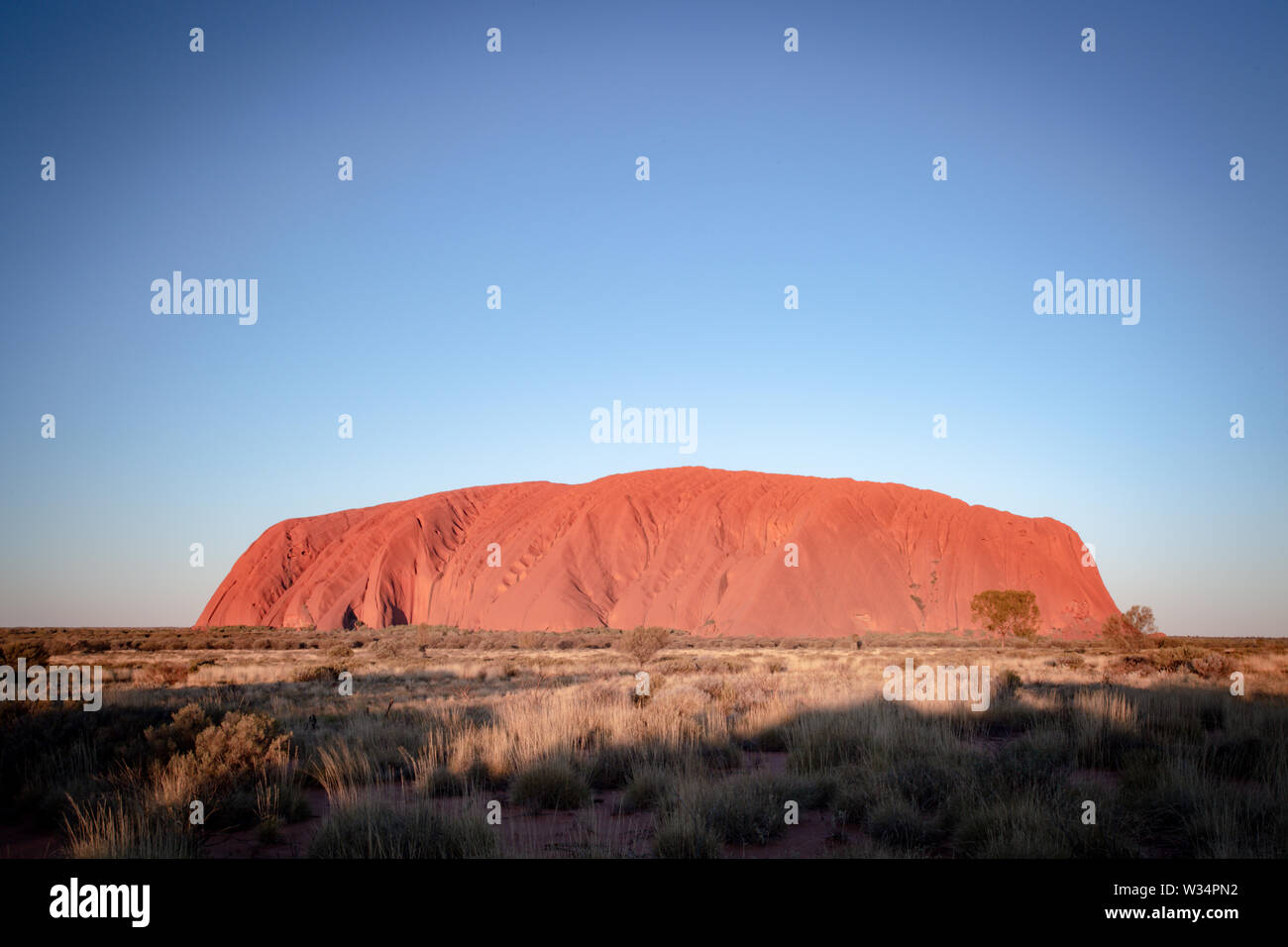 Uluru at Sunset Stock Photo - Alamy