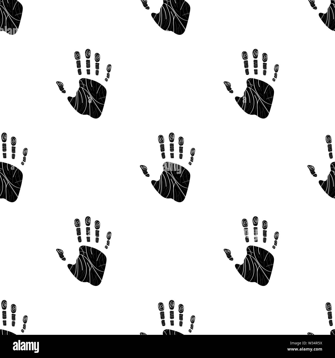 Handprint Wallpaper