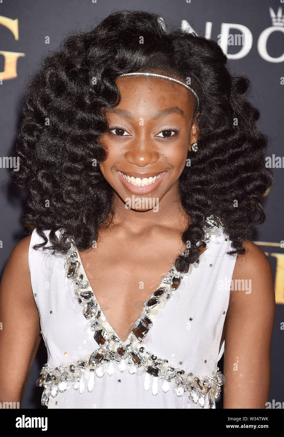 HOLLYWOOD, CA - JULY 09: Shahadi Wright Joseph attends the premiere of ...