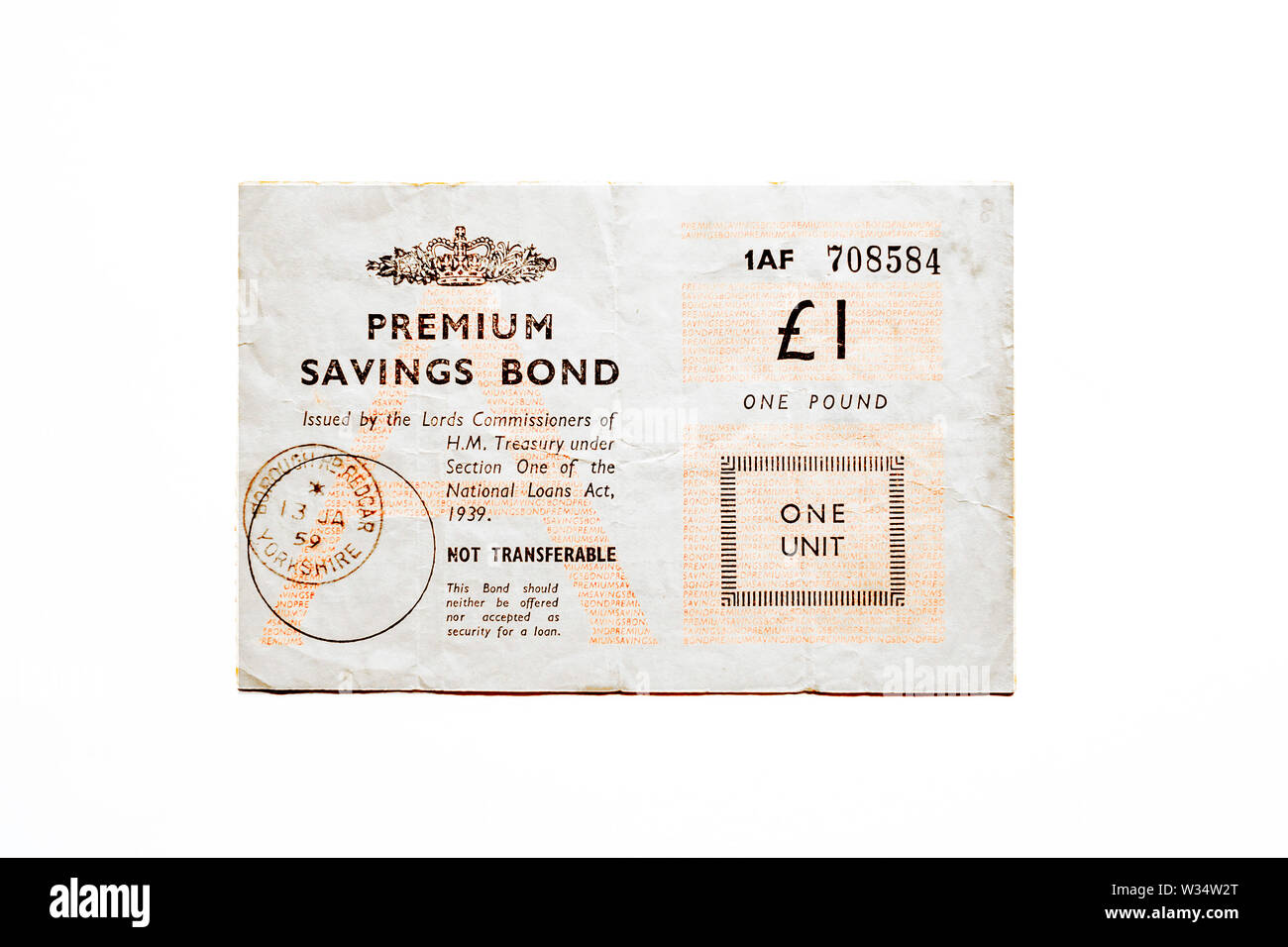 Premium bond certificate hi-res stock photography and images - Alamy