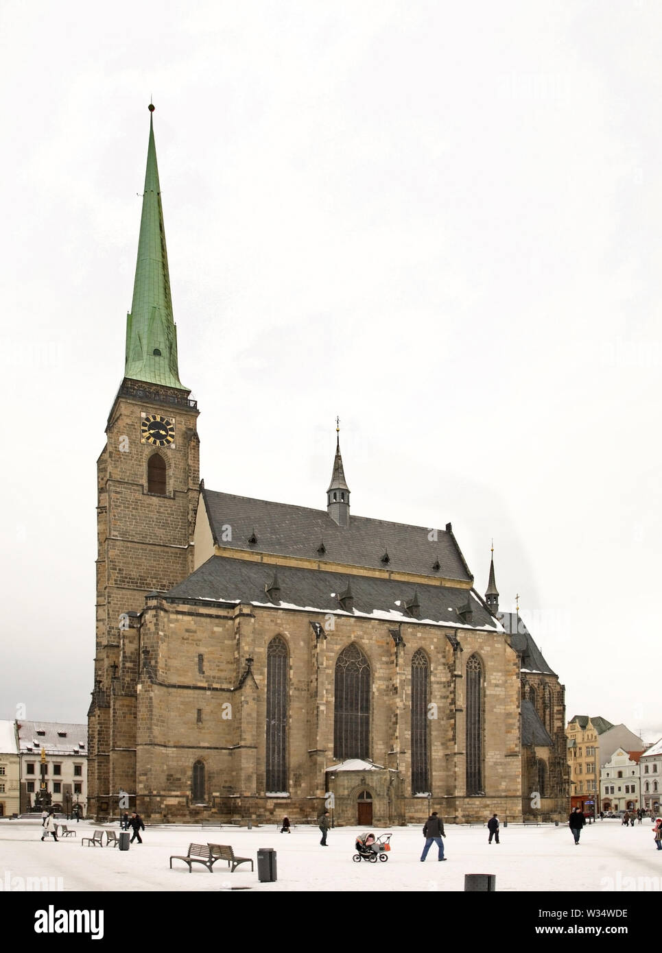 Bartholomew church in pilsen hi-res stock photography and images - Alamy