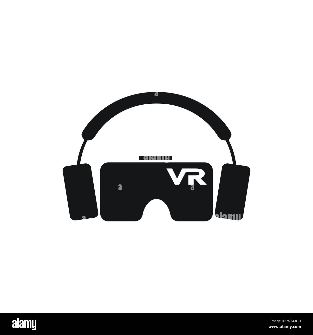 Cardboard vr virtual reality headset Stock Vector Images - Alamy