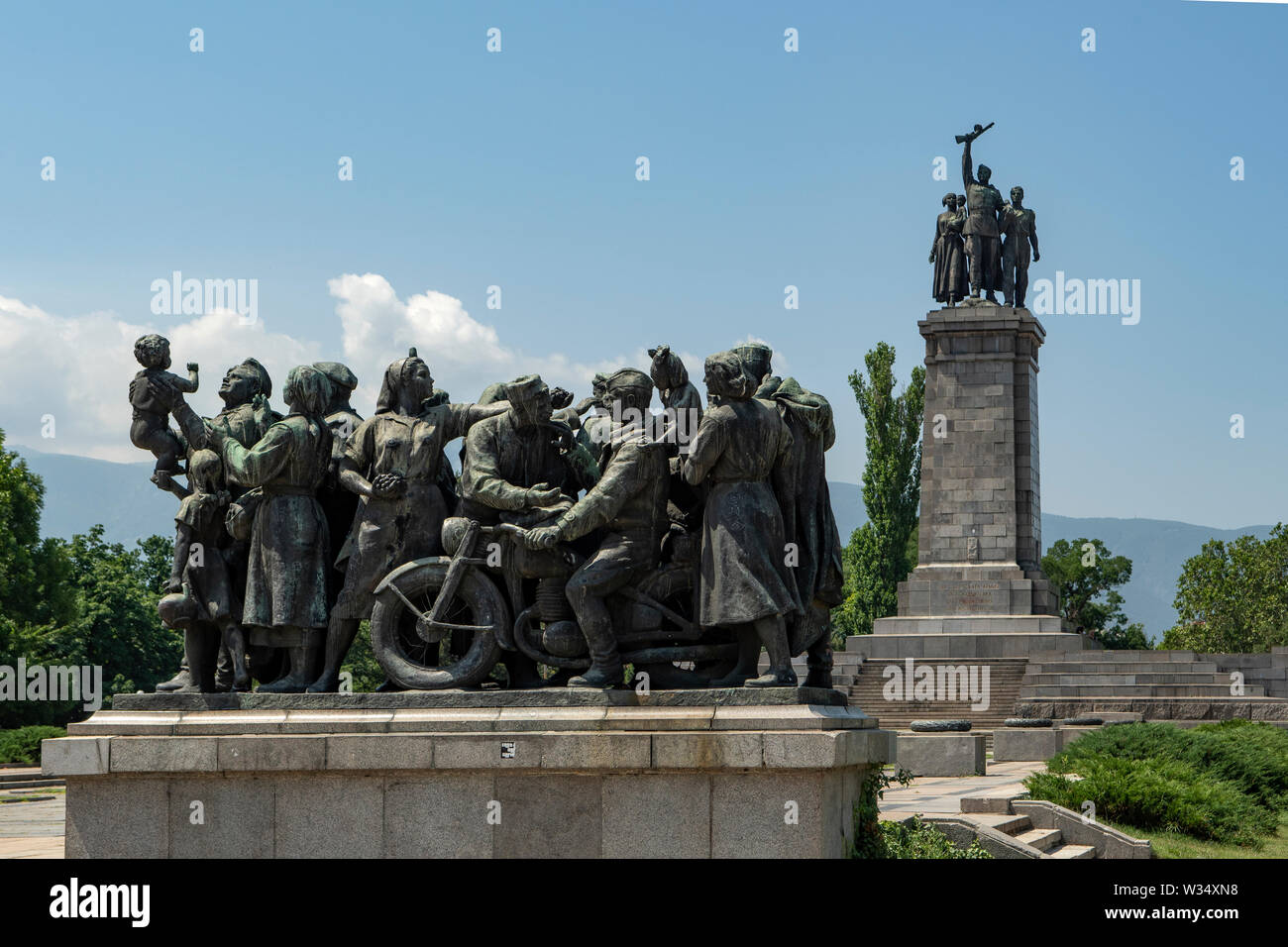 Soviet Army Monument, Sofia, Bulgaria Stock Photo - Alamy