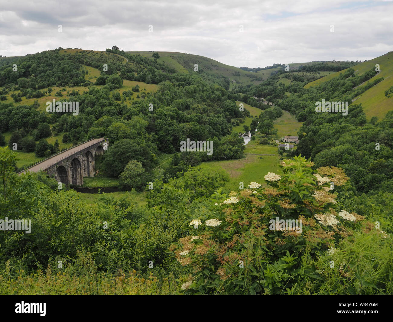 Headstone Viaduct at Monsal Head and now part of the Monsal Trail Wye ...