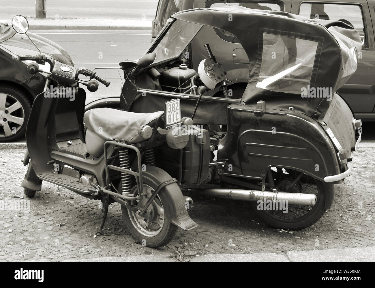 nostalgic vehicles in the city center of Berlin Stock Photo - Alamy