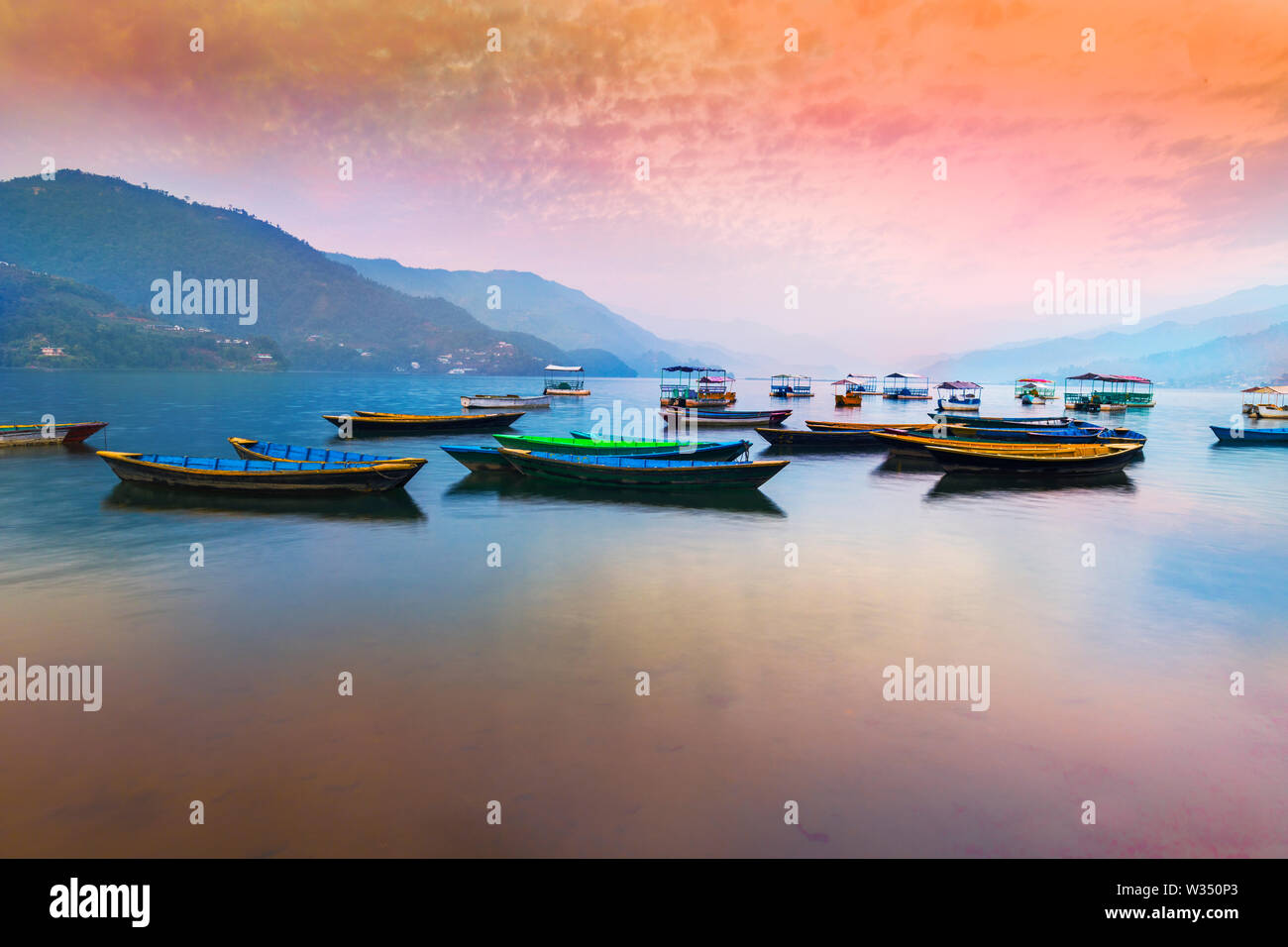 View of phewa lake hi-res stock photography and images - Alamy