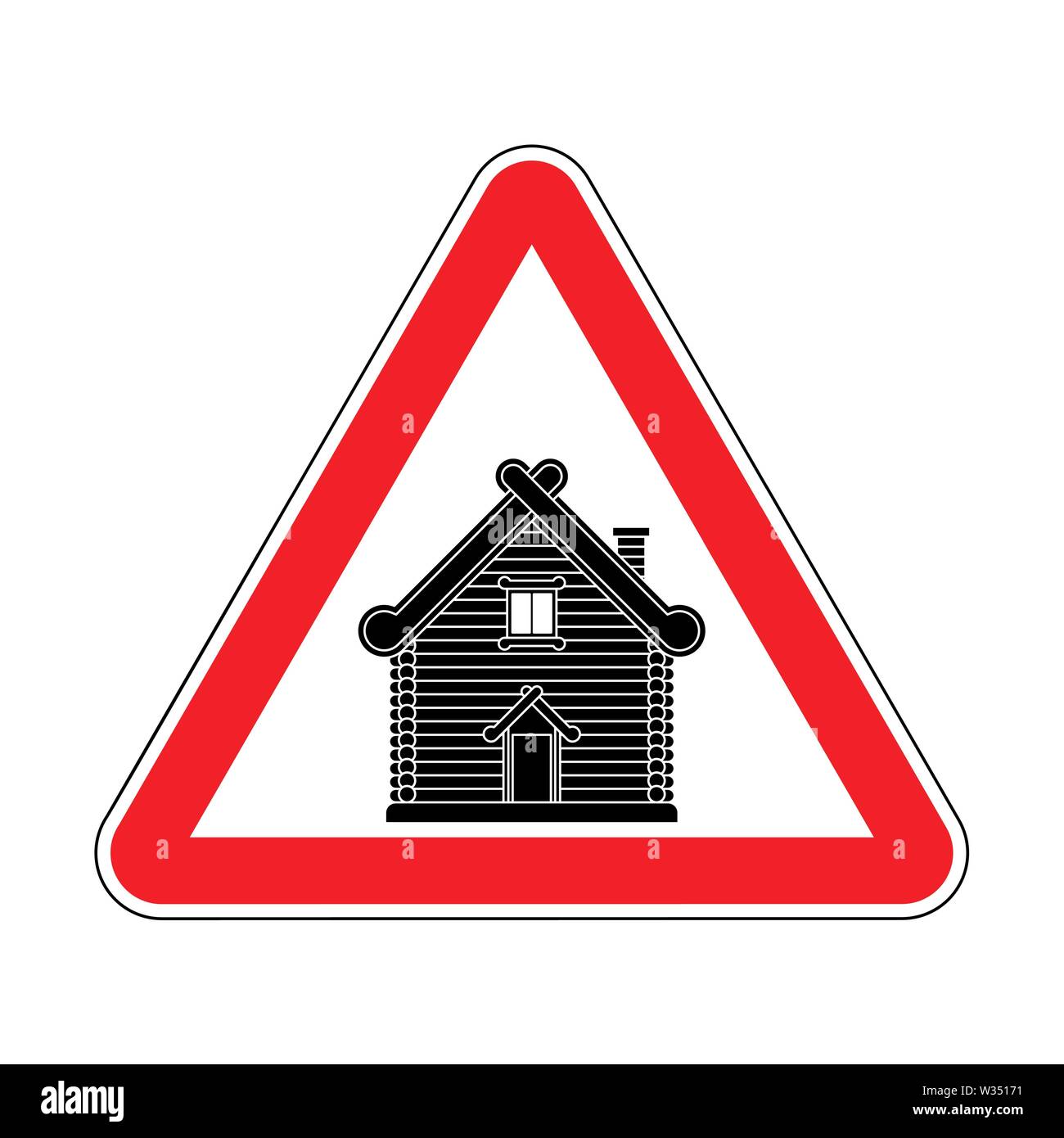 Russia traffic sign Stock Vector Images - Alamy