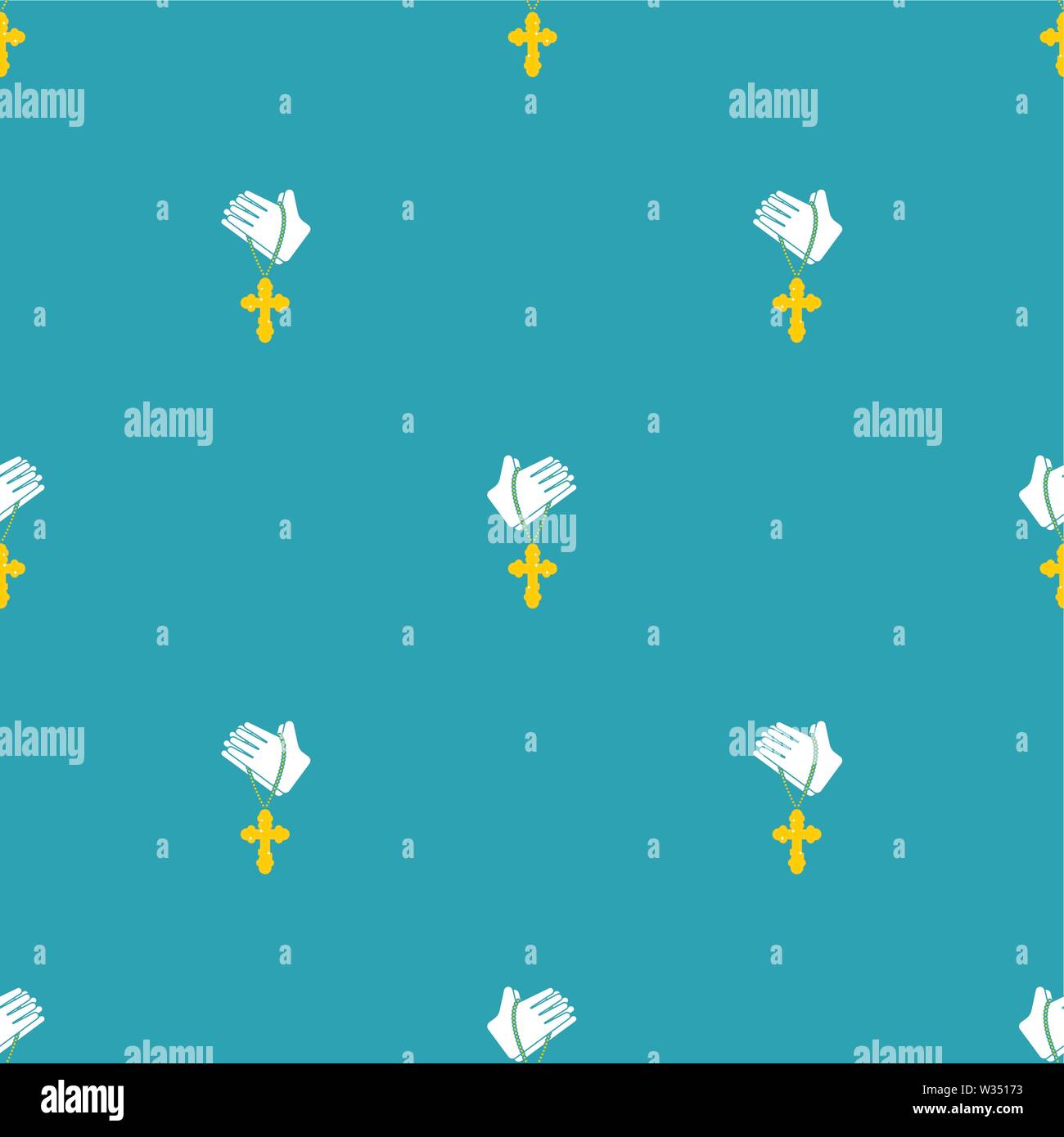 Hands in prayer pattern seamless. Religion background. vector texture ...