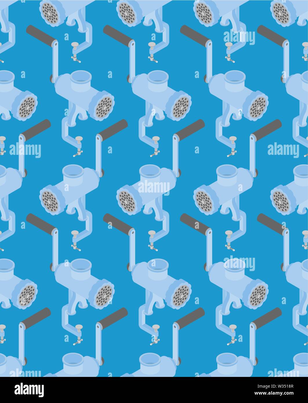Meat grinder pattern seamless. mincing machine background . hasher ...