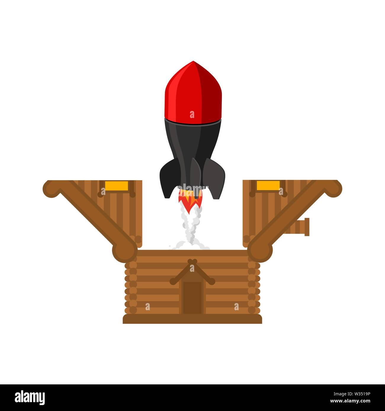 Military hut Stock Vector Images - Alamy