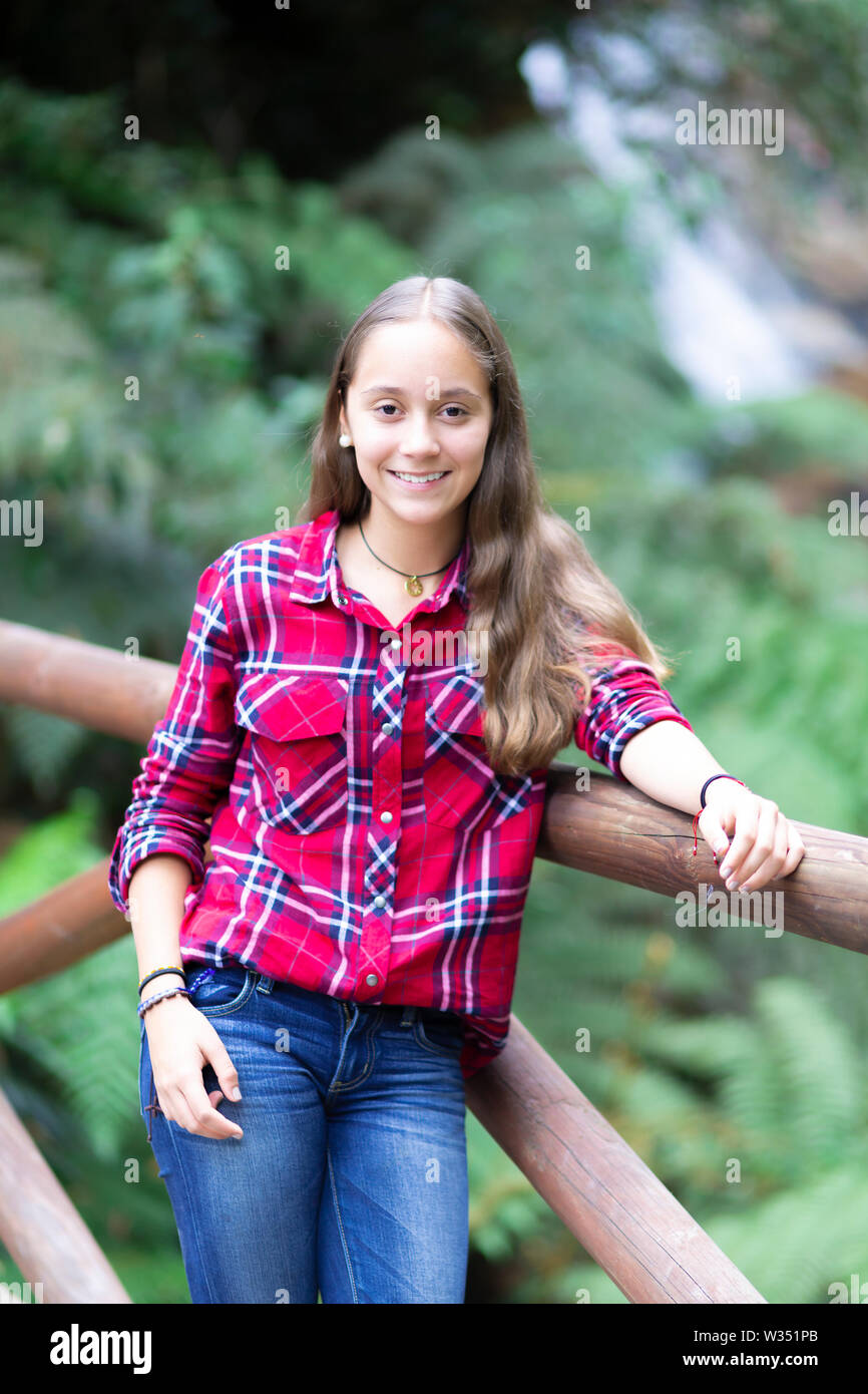 Happy Beautiful Woman Enjoy the Mountain, Adventures, Tourismos Stock ...