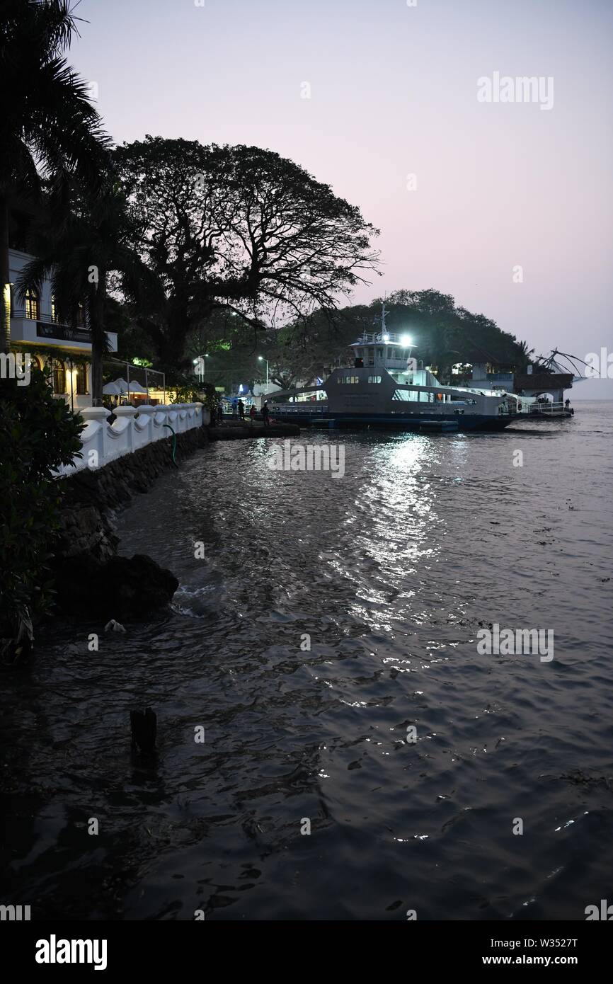 Fort Kochi to Vypin Ferry, India Stock Photo - Alamy