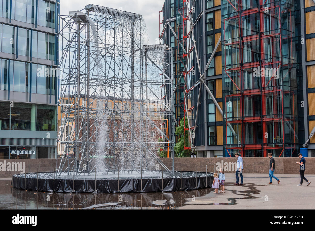 London, UK. 12th July, 2019. . 12th July, 2019. Waterfall, 2019 ...
