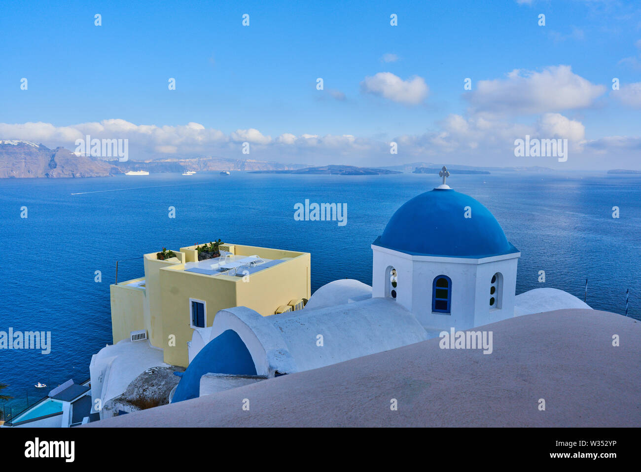 Caldera View in Oia, Santorini , Greece at 04 June 2019. © Peter Schatz ...