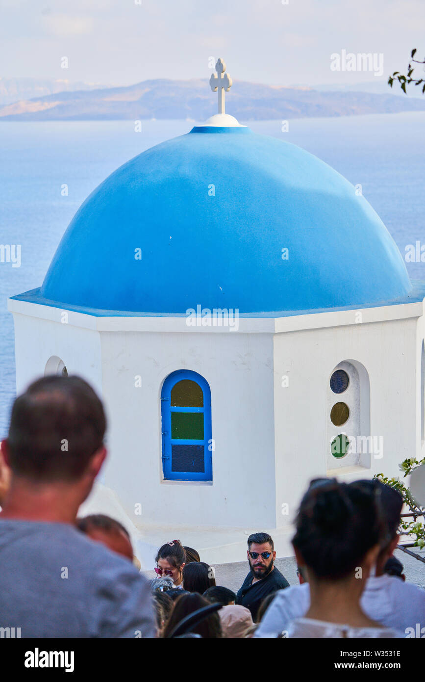 Caldera View in Oia, Santorini , Greece at 04 June 2019. © Peter Schatz ...