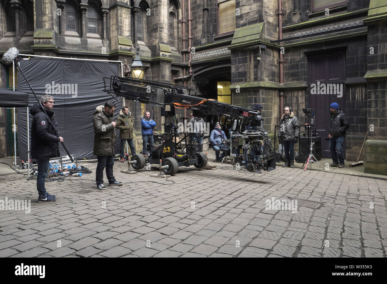 UK. Filming set of the©Focus Features new movie: Darkest Hour (2017 ...