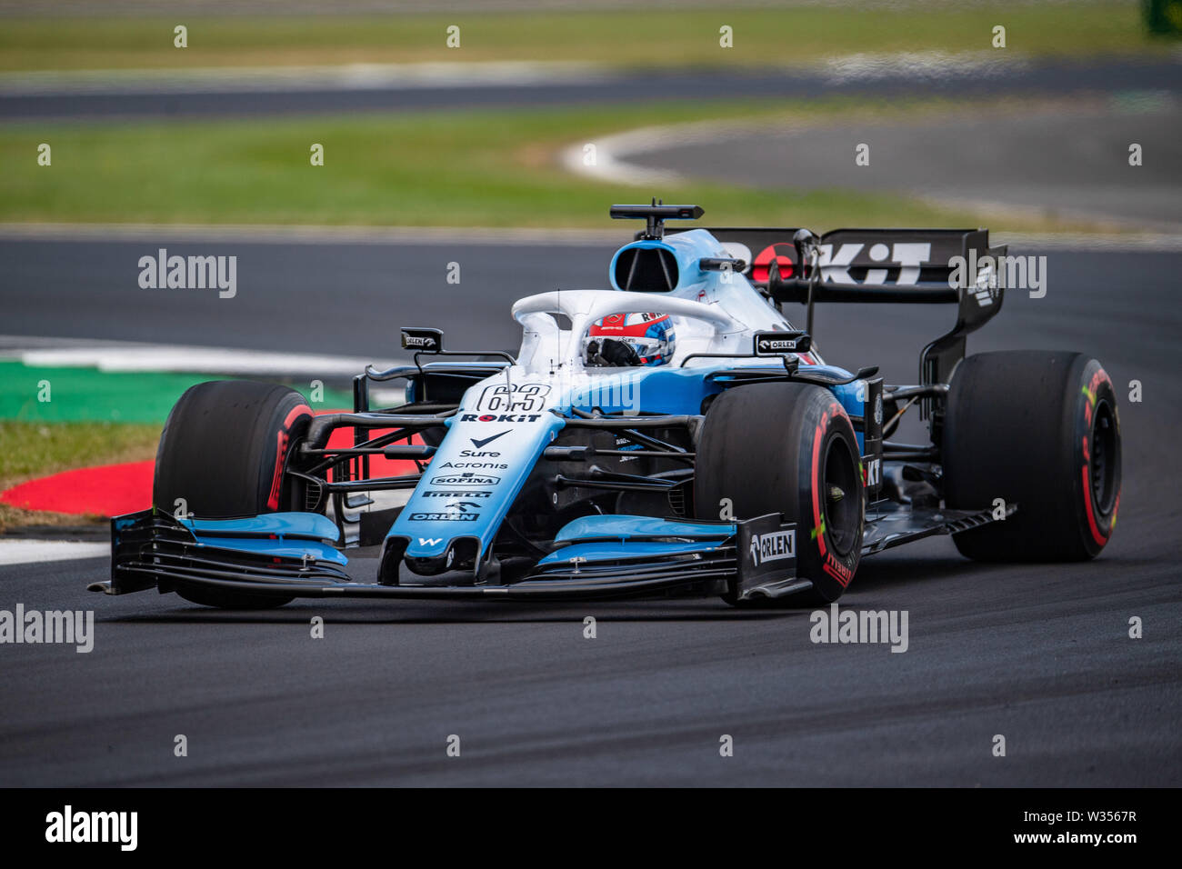 George russell cockpit hi-res stock photography and images - Alamy