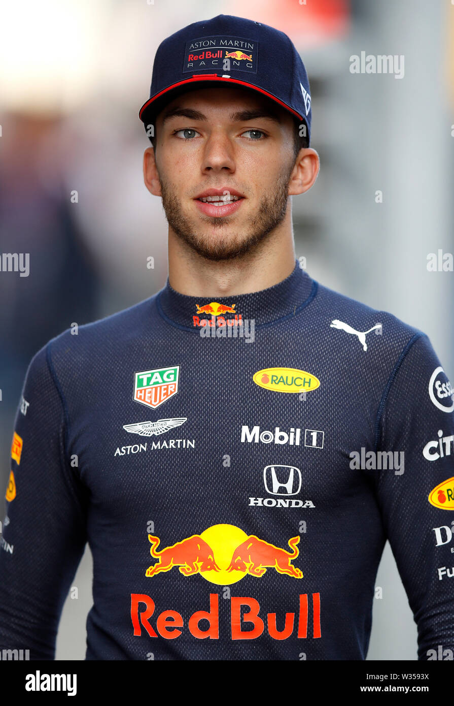 Red Bull driver Pierre Gasly in the paddock during practice for the ...