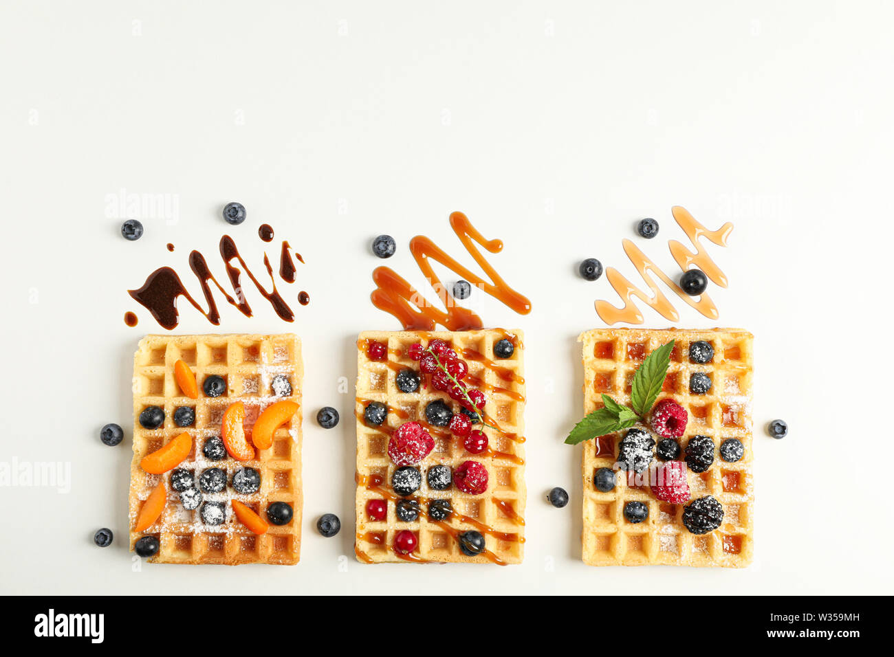 Top view different toppings hi-res stock photography and images - Alamy