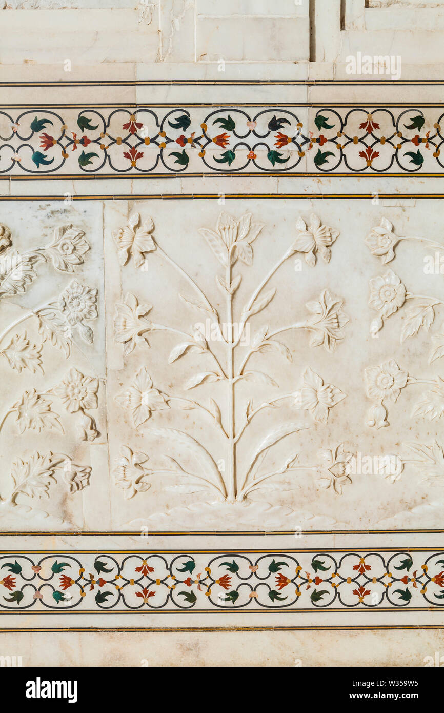 Marble inlay work taj mahal hi-res stock photography and images - Alamy