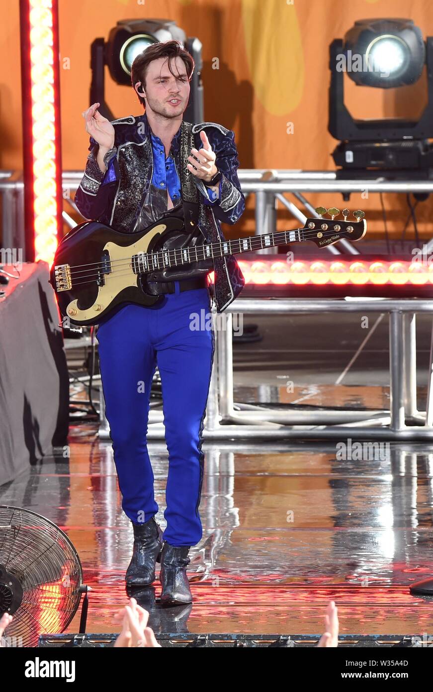 New York, NY, USA. 12th July, 2019. The Struts on stage for The Struts ...