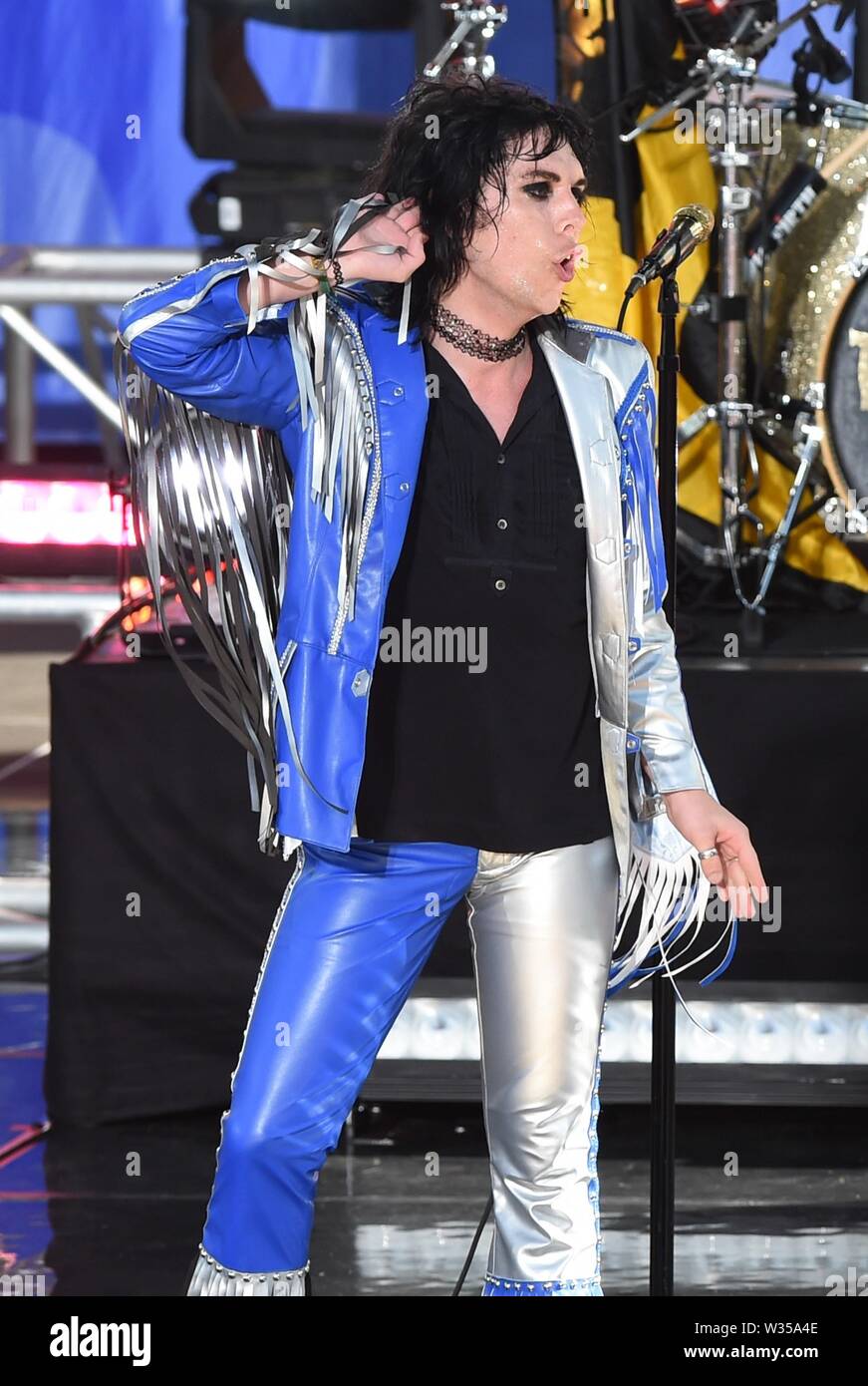 New York, NY, USA. 12th July, 2019. The Struts on stage for The Struts ...