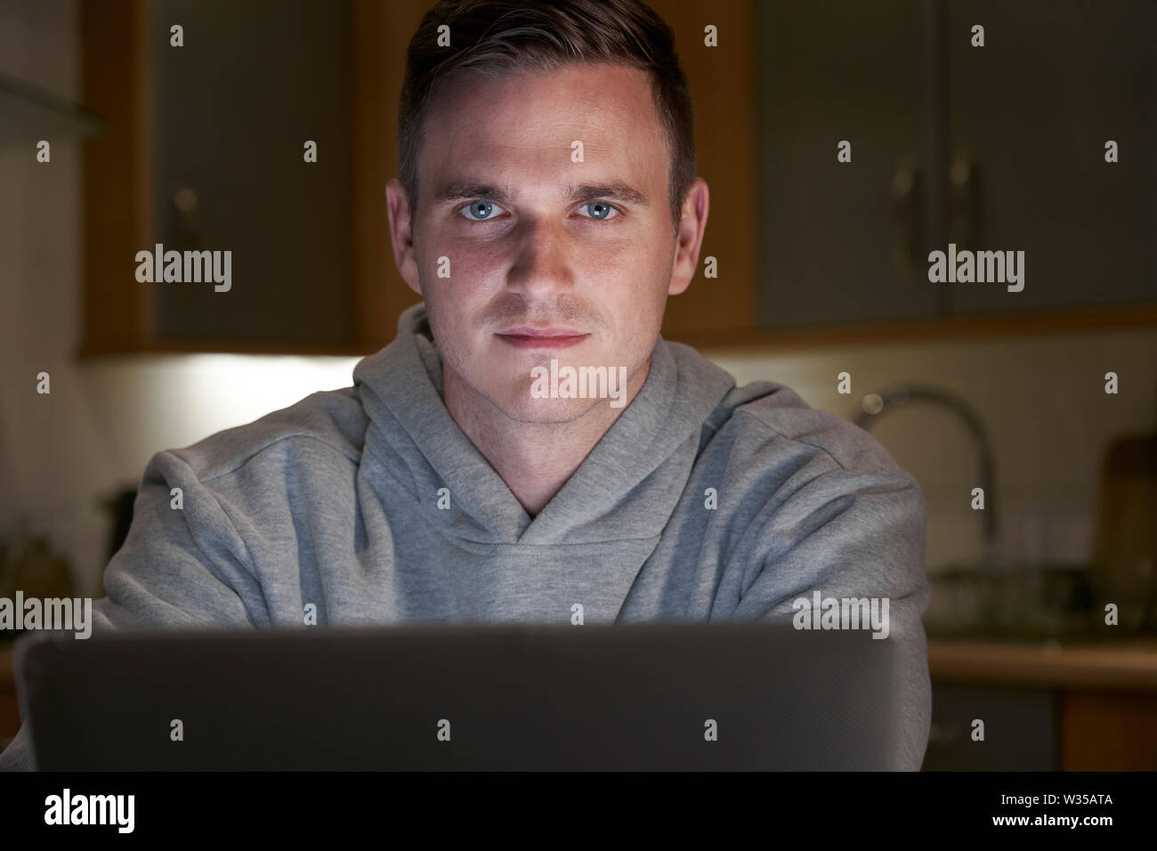 Suspicious computer hi-res stock photography and images - Alamy