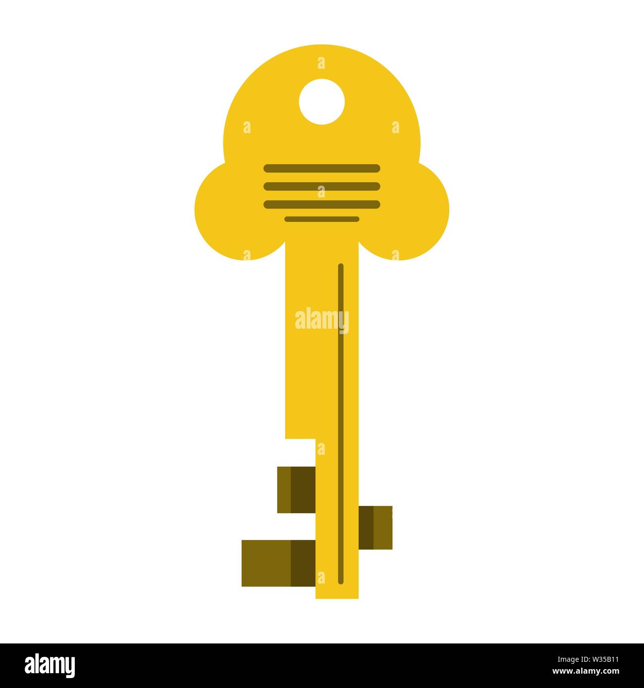 security icon key safe cartoon Stock Vector Image & Art - Alamy