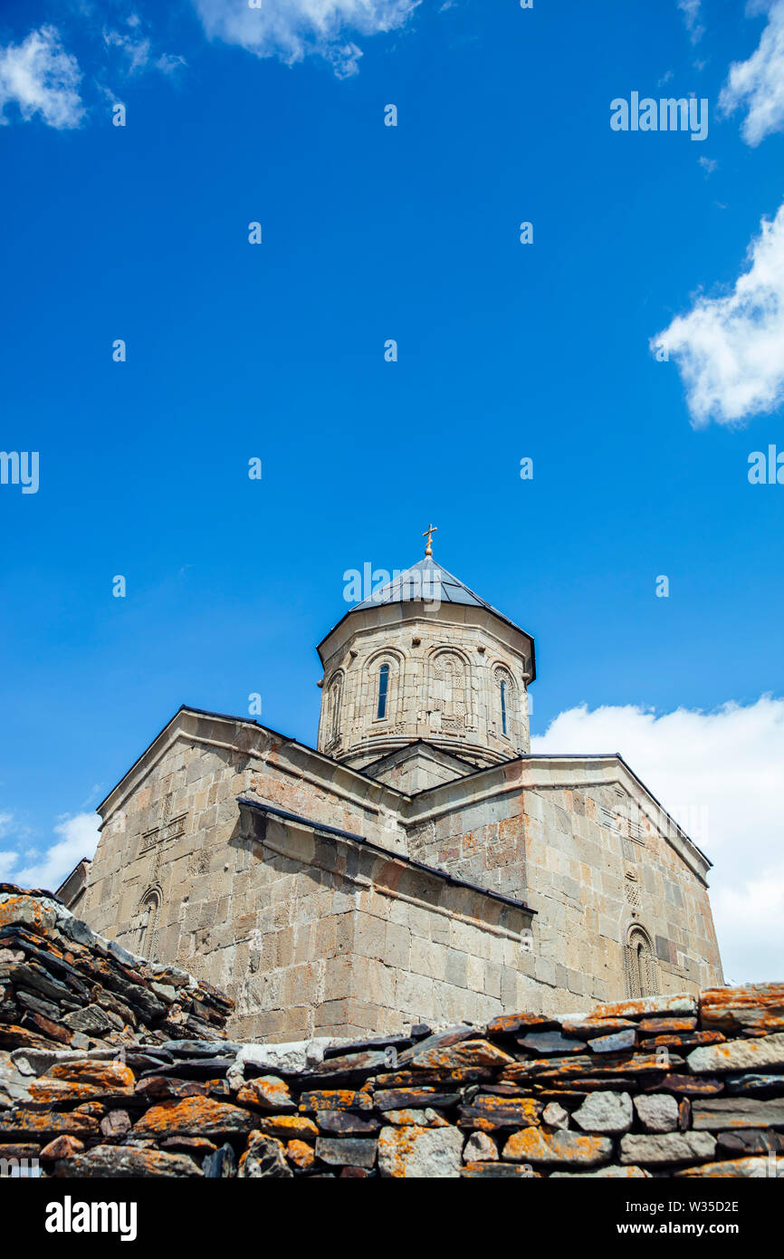 Historical gergeti trinity church hi-res stock photography and images ...