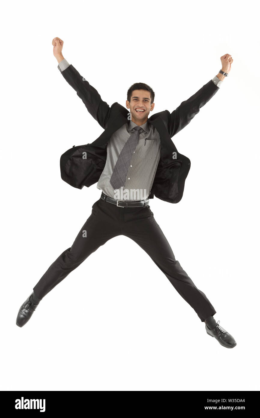 Portrait of a businessman smiling Stock Photo - Alamy