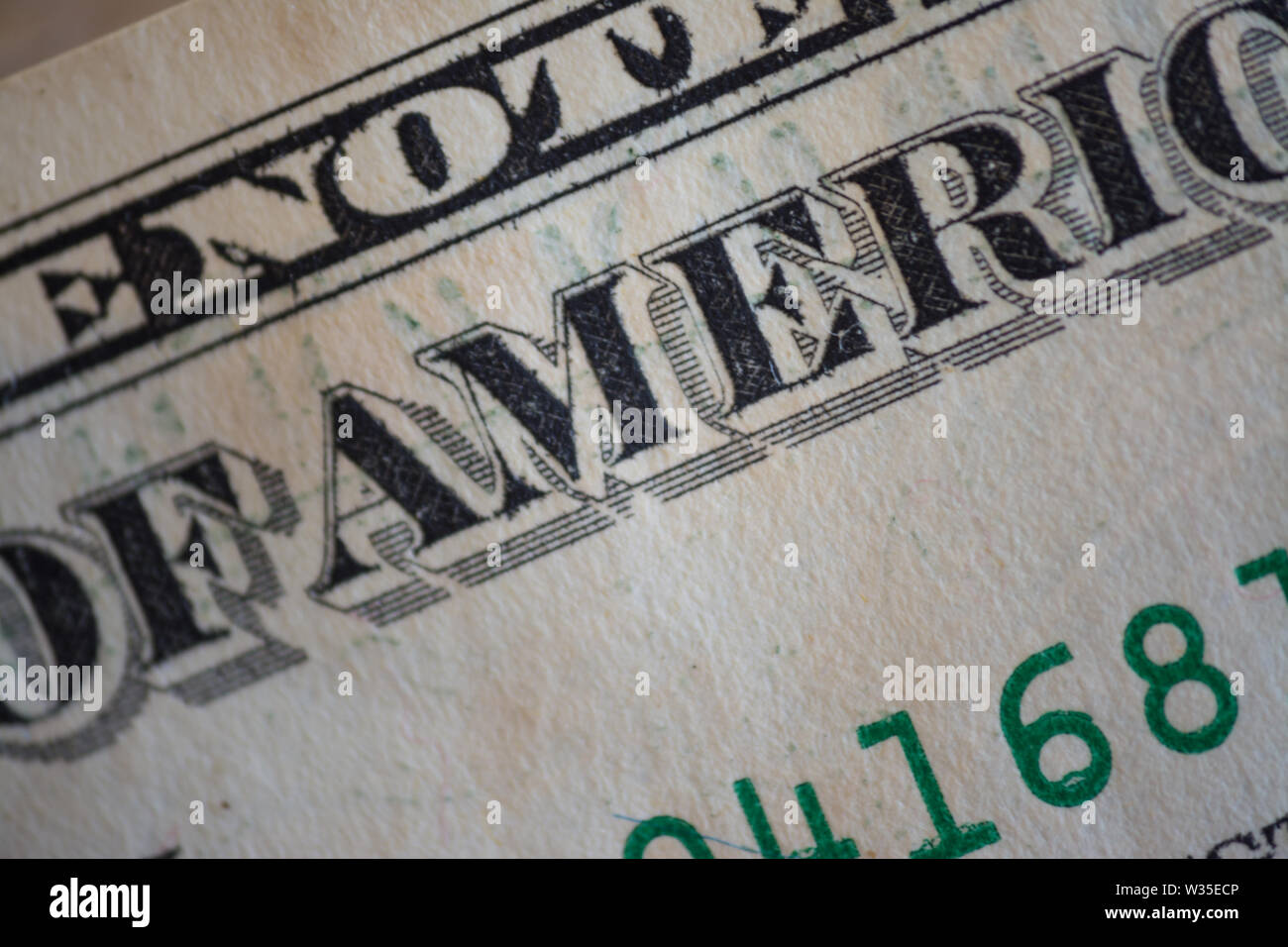 Macrophotography on old one dollar bill Stock Photo - Alamy