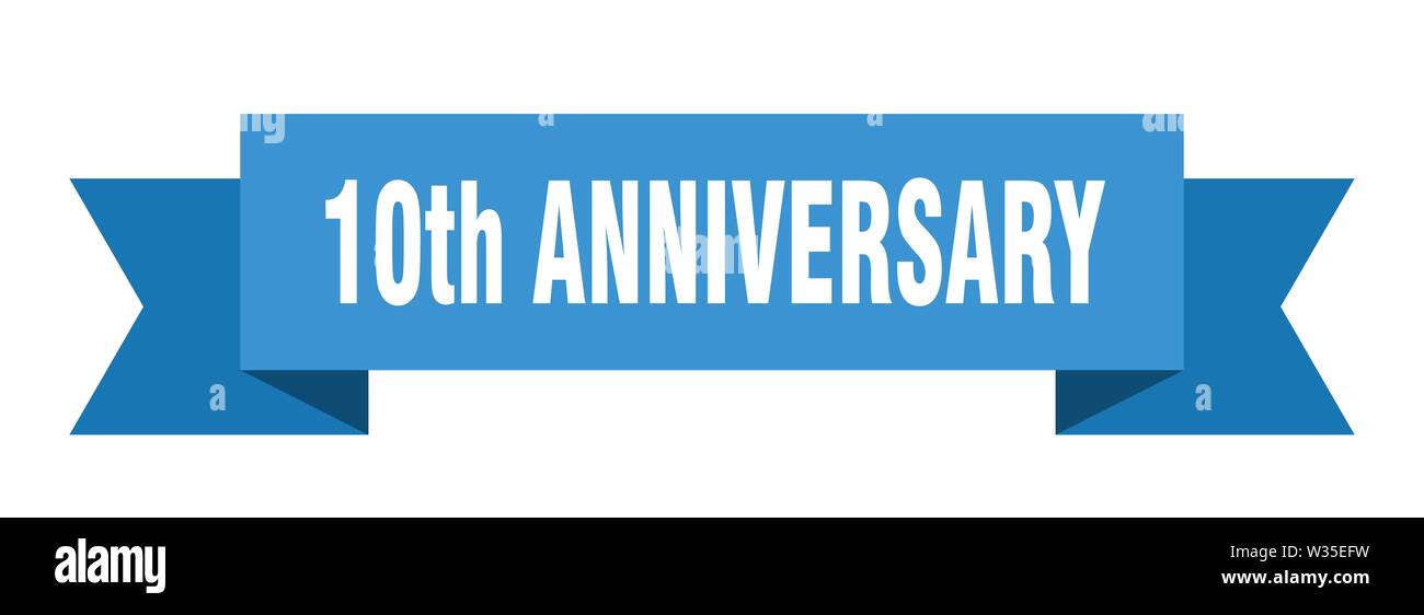 10th Anniversary Ribbon