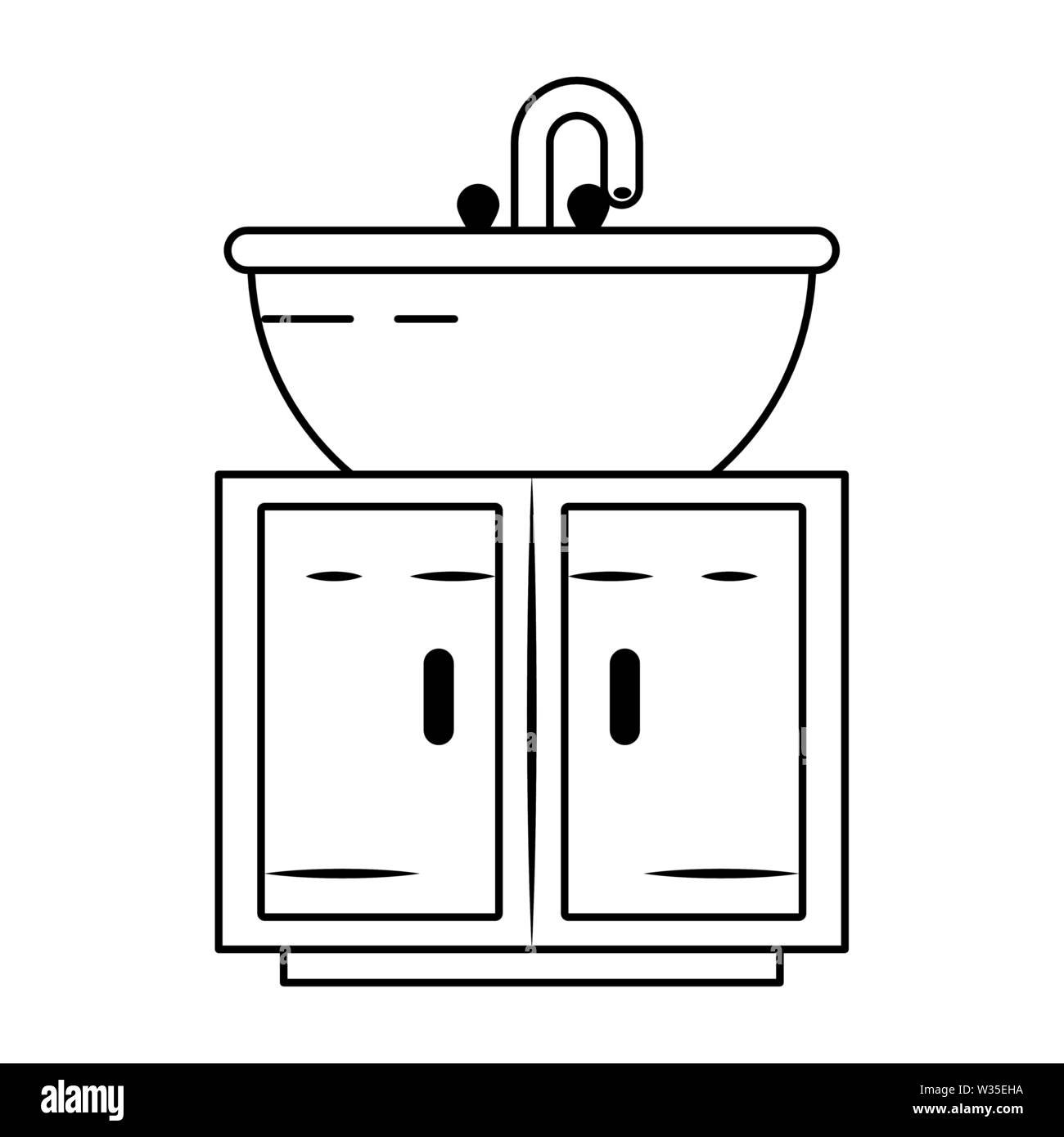 Faucet in pipe drip Stock Vector Images - Alamy