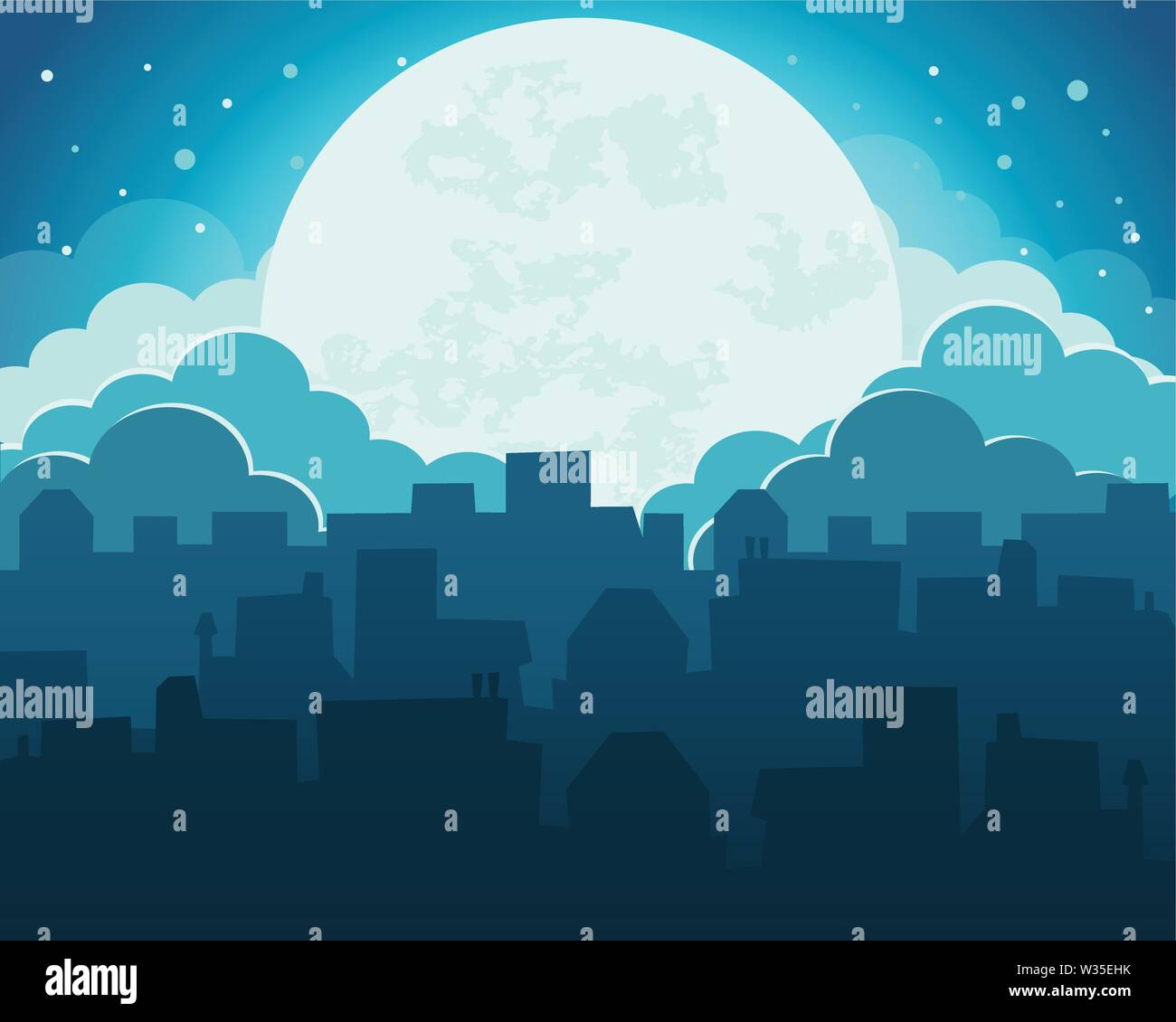Midnight wallpaper hi-res stock photography and images - Alamy
