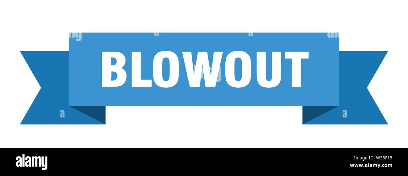blowout ribbon. blowout isolated sign. blowout banner Stock Vector ...