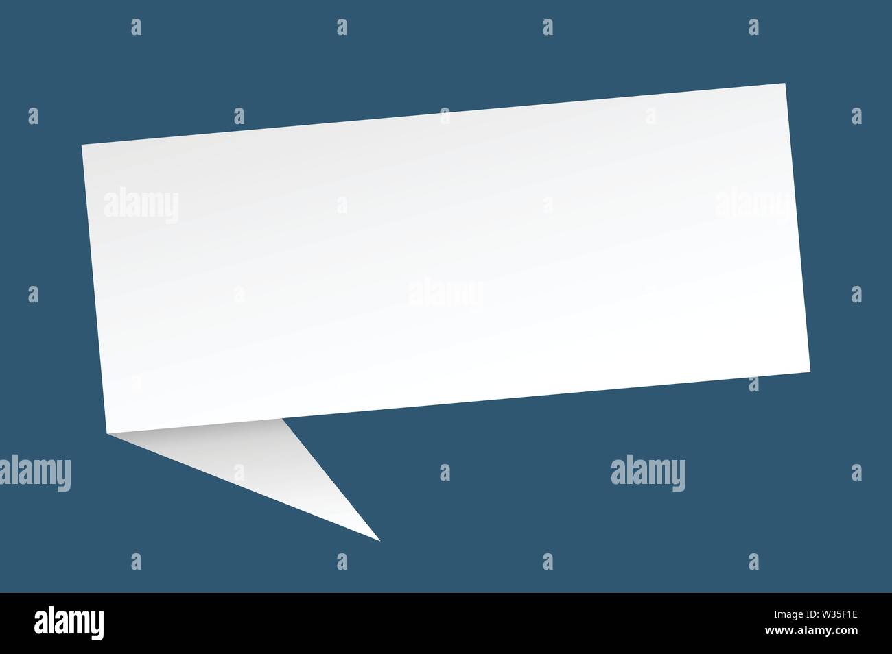 blank speech bubble. blank sign. blank banner Stock Vector Image & Art ...