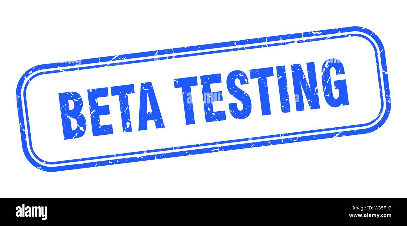 Beta testing stamp hi-res stock photography and images - Alamy