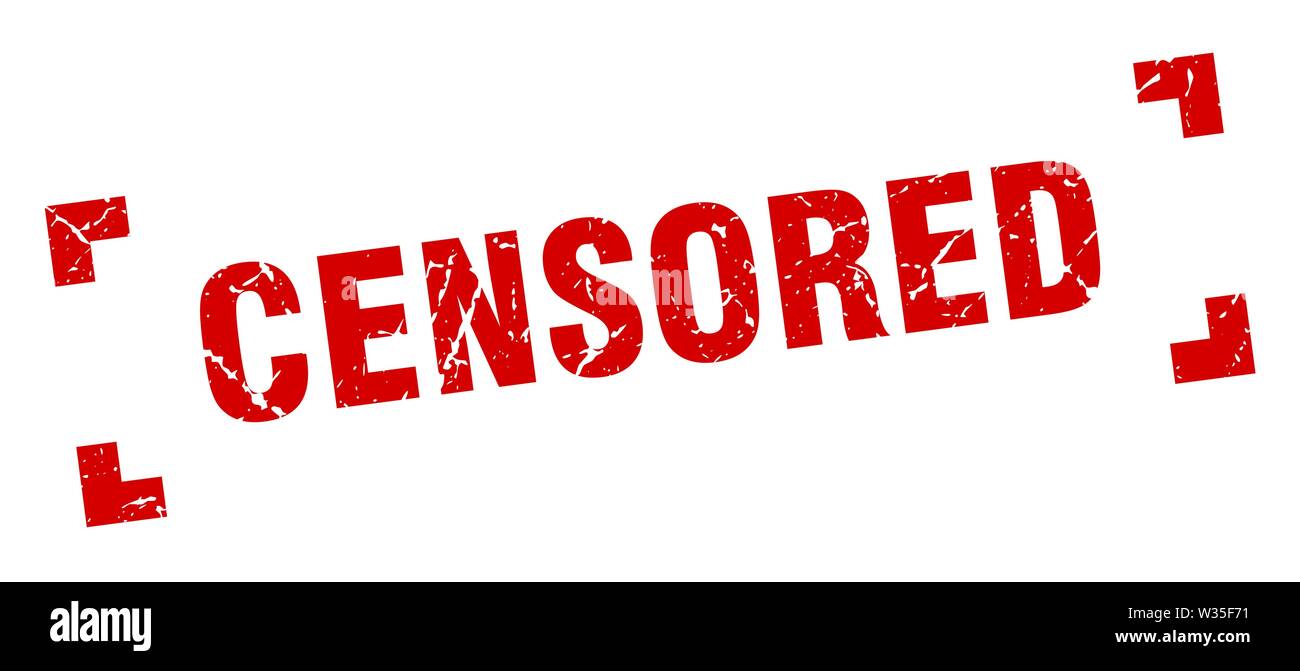 censored stamp. censored square grunge sign. censored Stock Vector ...
